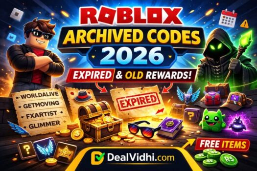 Roblox Archived Codes List 2026 – Expired & Old Rewards - Dealvidhi.com